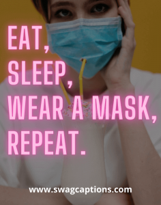 Best Captions For Face Mask Pictures - Quotes On Mask Selfie