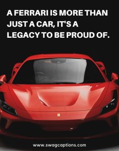 Ferrari Captions And Quotes For Instagram