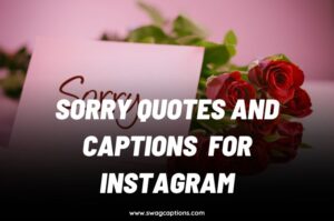 Sorry Quotes And Instagram Captions To Apologize Sincerely