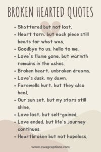 Broken Heart Quotes & Captions That Will Help You Move On
