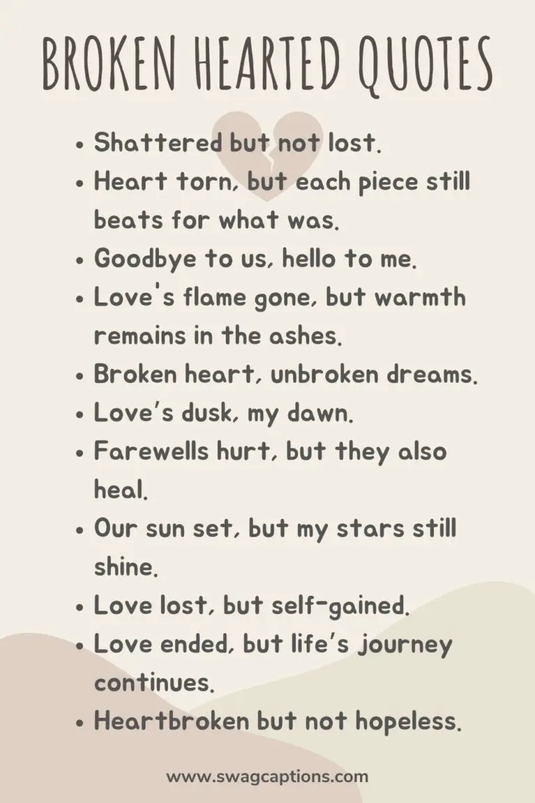 Broken Heart Quotes & Captions That Will Help You Move On