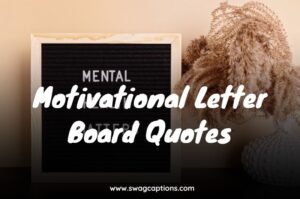 Motivational Letter Board Quotes For Home And Office